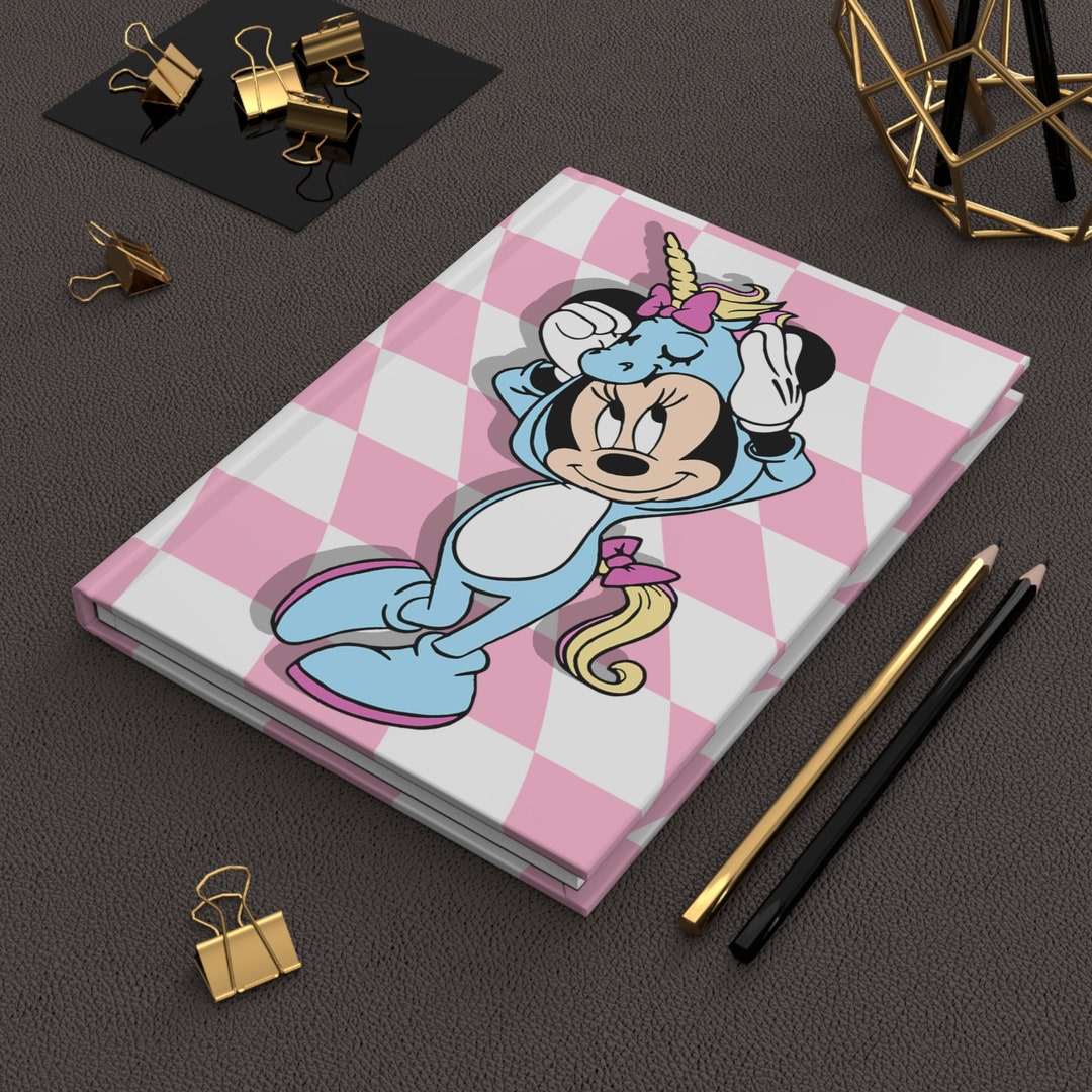 Minnie Notebook Minnie Mouse Journal Girls Notebook Mickey - Etsy