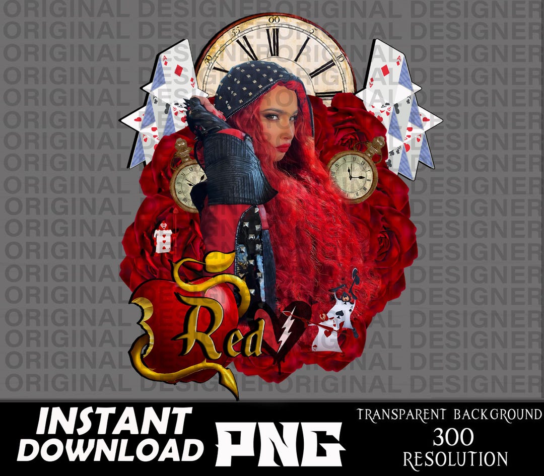 Descendants Red, Descendants Red Png, Rebel Heart Png, Descendants Red ...