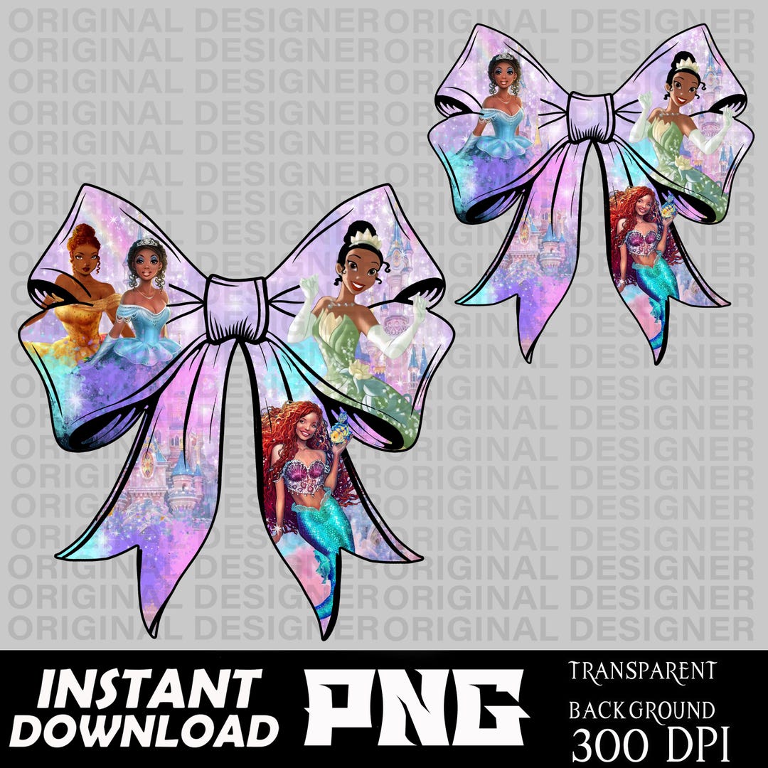 Black Princess Group Bow Png, Black Princess Download, Princess ...