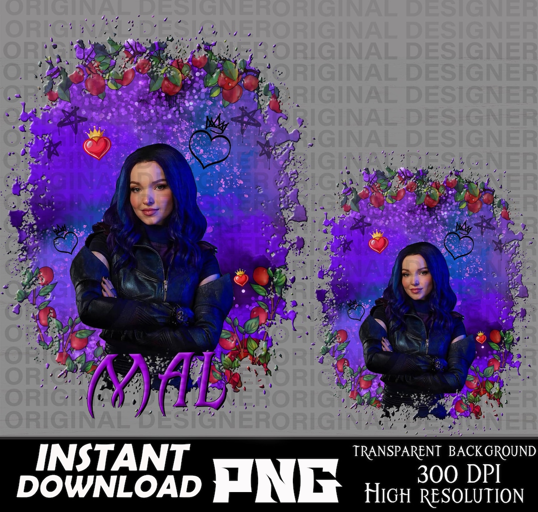 Descendants Mal, Descendants Mal Png Design, Descendants Clipart ...