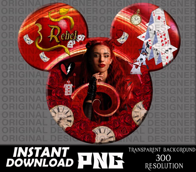 Descendants Red, Descendants Red Png, Rebel Heart Png, Descendants Red ...