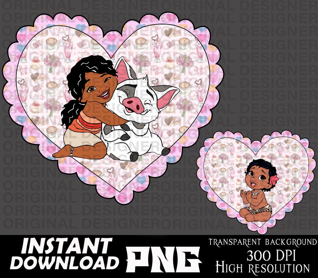 Moana 2 Valentine Png, Simea Png, Moana 2 Printable Valentine, Moana ...