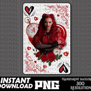 Descendants Red, Descendants Red Png, Rebel Heart Png, Descendants Red ...