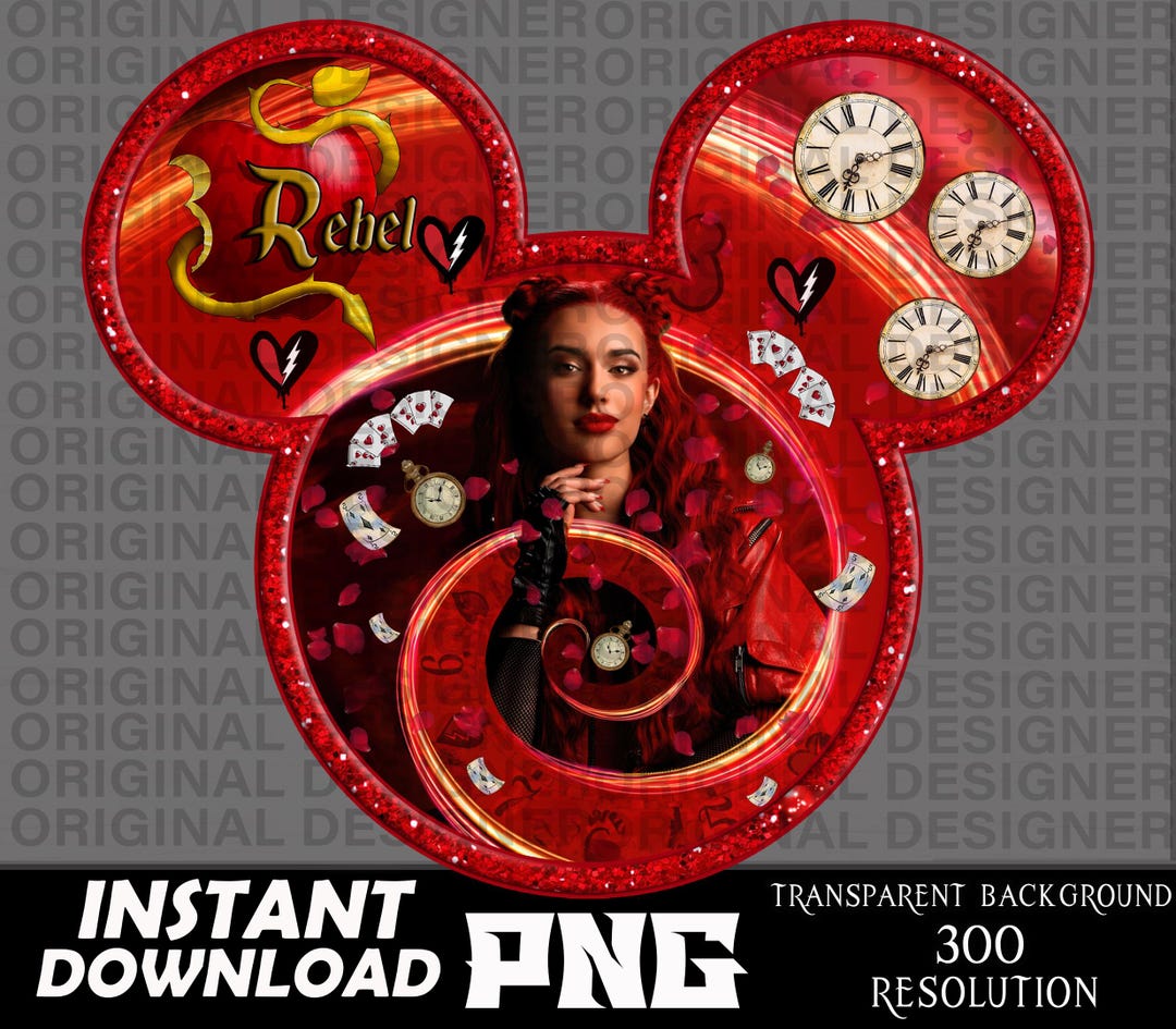 Descendants Red, Descendants Red Png, Rebel Heart Png, Descendants Red ...