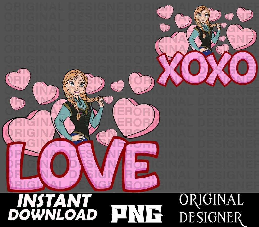 Frozen Anna Valentine Png, Frozen Valentine, Anna Png, Anna Shirt ...