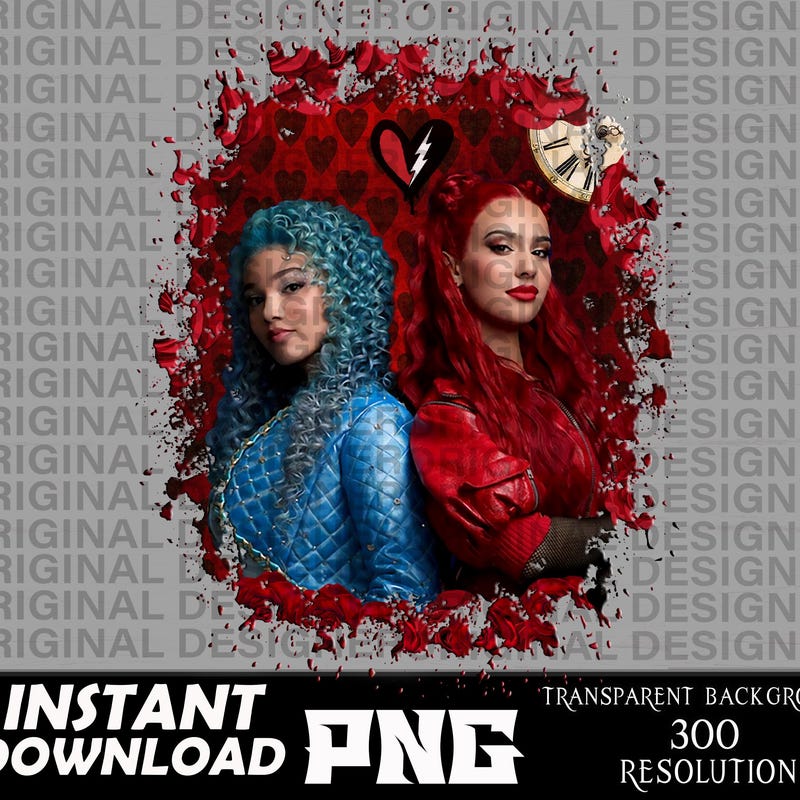 Descendants Rise of Red Stickers - Etsy