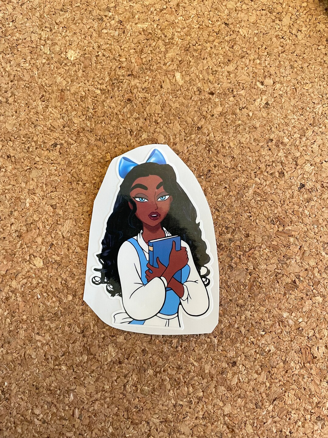 Beauty and the Beast Sticker, Black Belle Stickers, Black Girl Magic ...