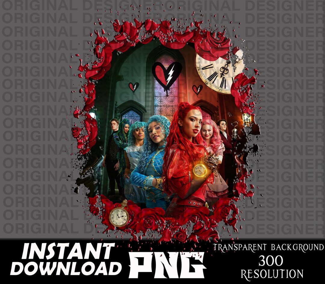 Descendants Red, Descendants Red Png, Rebel Heart Png, Descendants Red ...