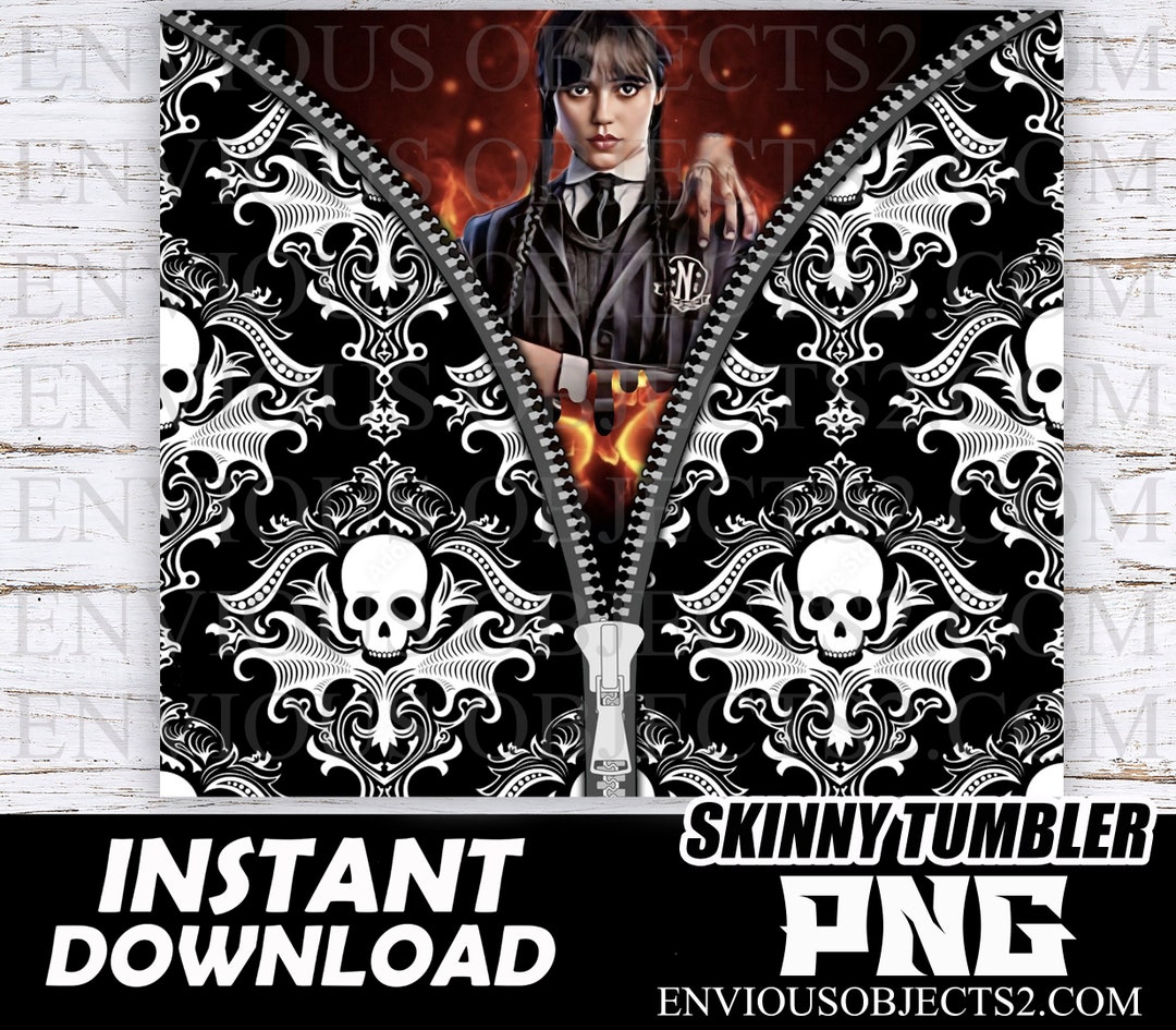 Wednesday Addams Tumbler Designs Wednesday Png Nevermore - Etsy