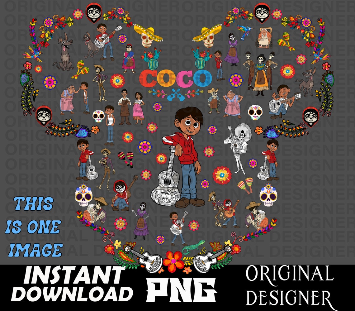 Coco Miguel, Coco Miguel Png, Coco Shirt Designs, Coco Movie, Cut File ...