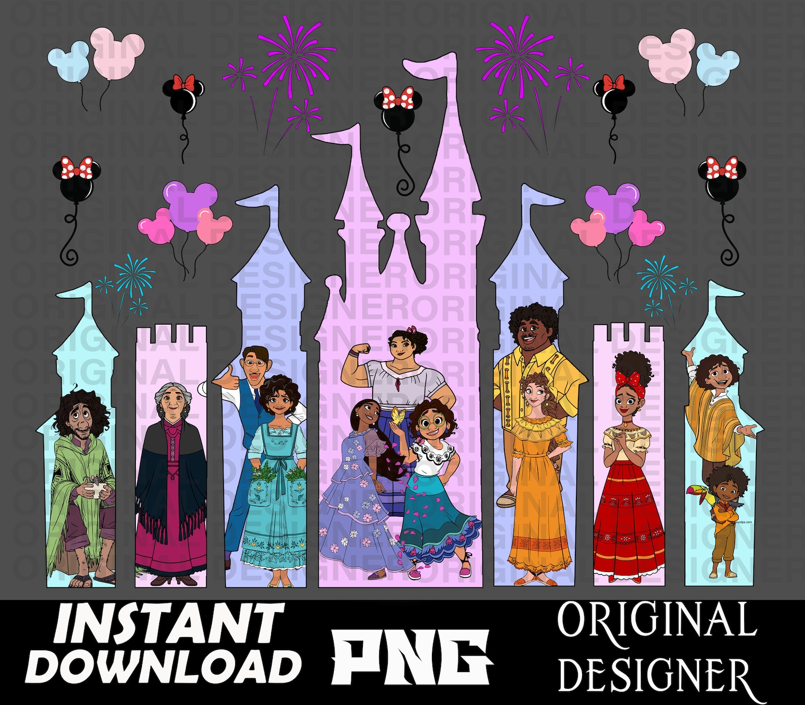 Encanto Family Png Digital Download, Encanto Printable Cut File ...