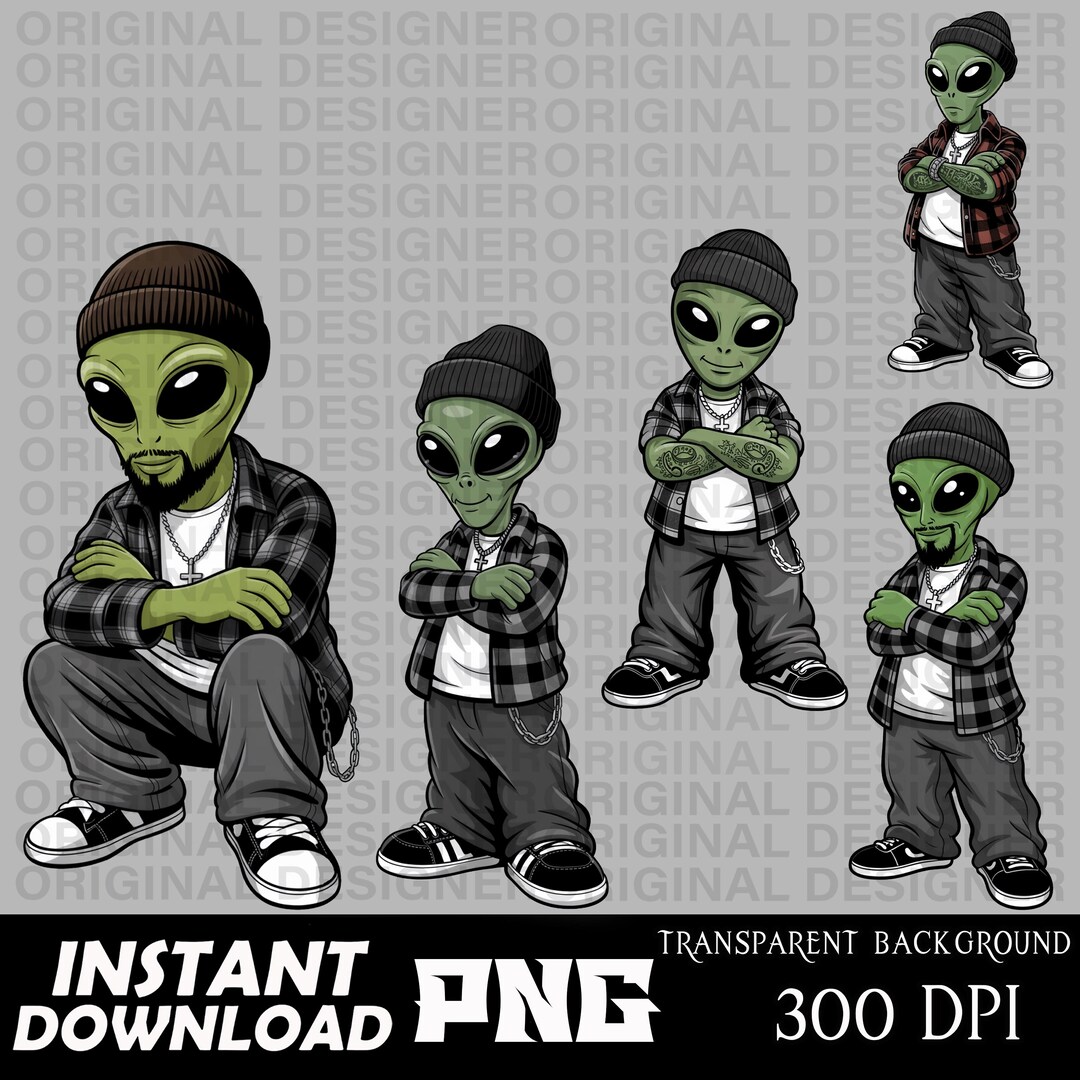 Chicano Aliens Png, Cholo Png, Aliens Clipart Png, Cut File, Chicano ...