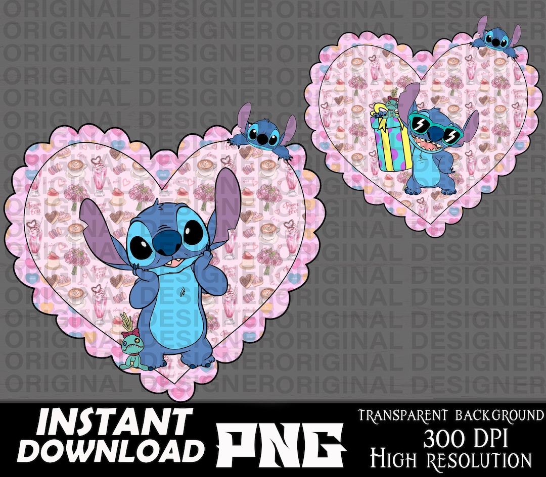 Stitch Lilo Valentine's Day Png, Stitch Valentine Day, Stitch Lilo ...