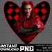 Descendants Red Valentines Day, Descendants Red Png, Rebel Heart Png ...