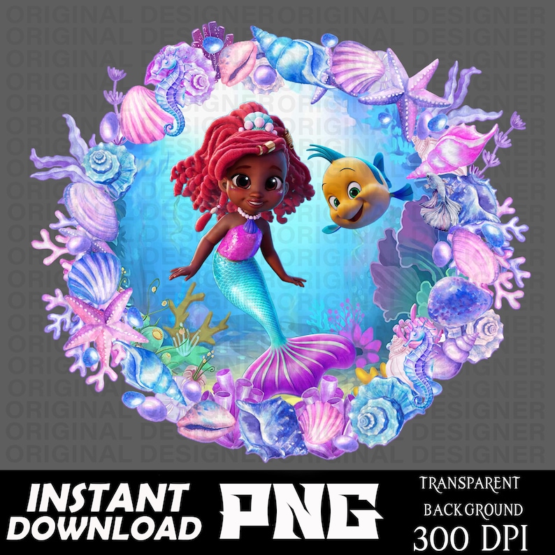 Little Mermaid Ariel Jr Png Download, Ariel Jr Design, Ariel Jr ...