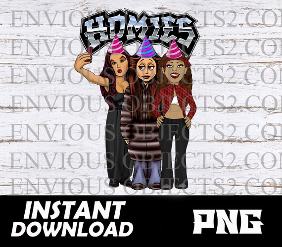 Lil Homies Png, Sad Girl PNG, Little Homies Stickers, Vato, 50% OFF