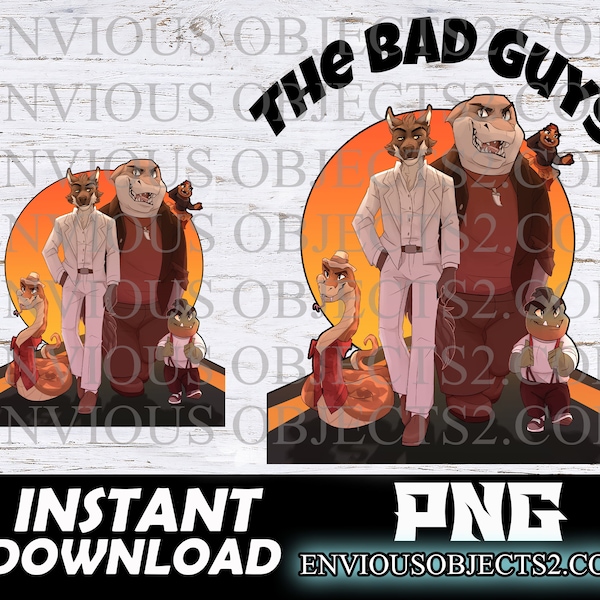 Bad Guys Costume - Etsy