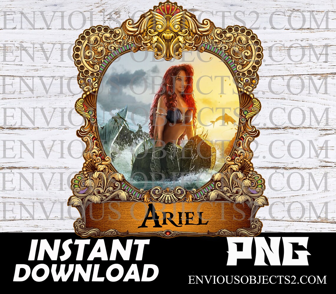 Little Mermaid Black Mermaid Png Black Girl Magic Black - Etsy