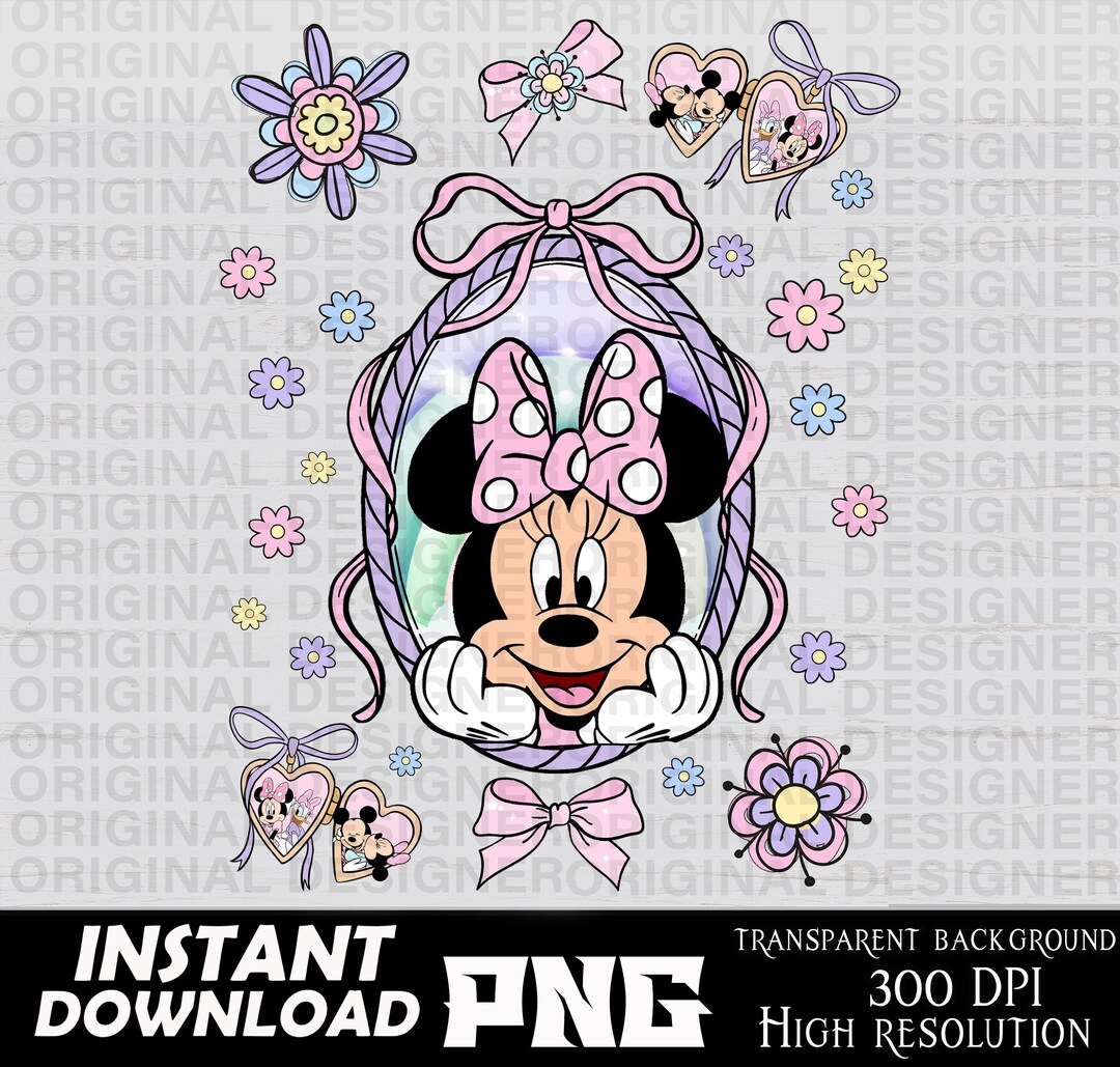 Minnie Mouse Frame Png, Confetti Bow, Preppy Girly Bow, Minnie Mouse ...