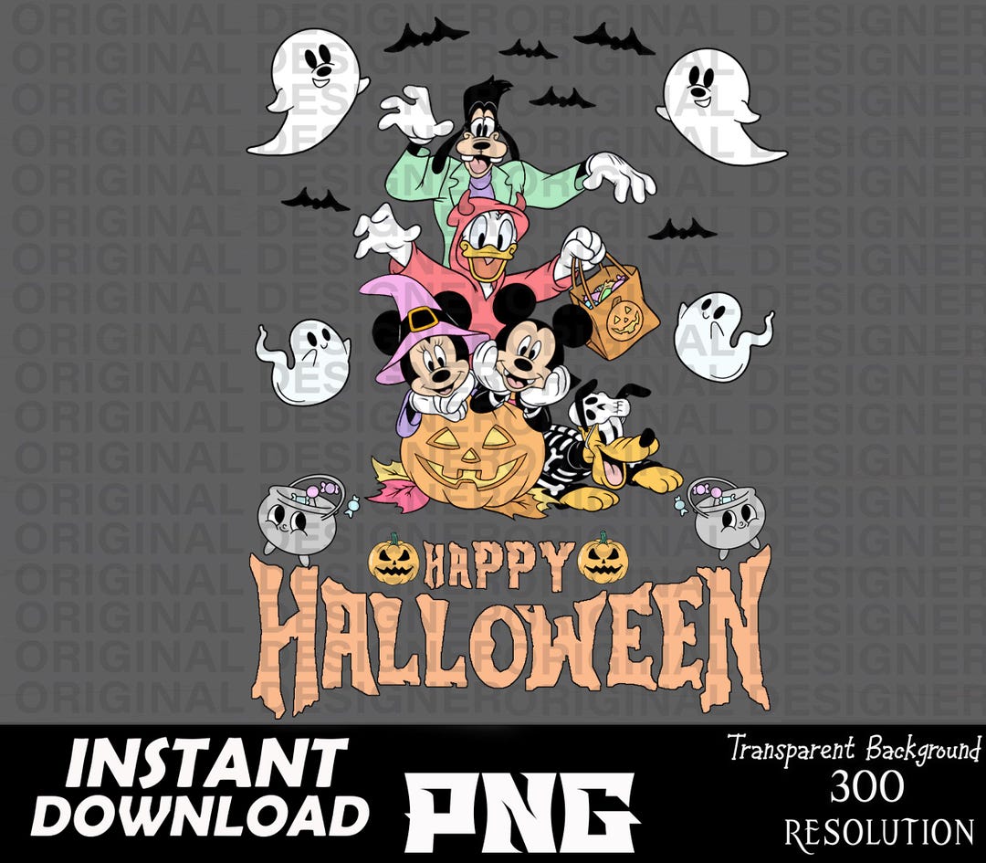 Pastel Halloween, Mickey and Friends Pastel Halloween Png, Minnie ...