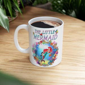 Little Mermaid, Little Mermaid Mug, 11oz, Retro Summer Vibes, Beach ...