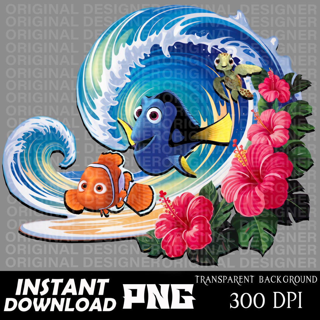 Finding Nemo Download Png, Finding Nemo Png, Finding Nemo Shirt Design ...