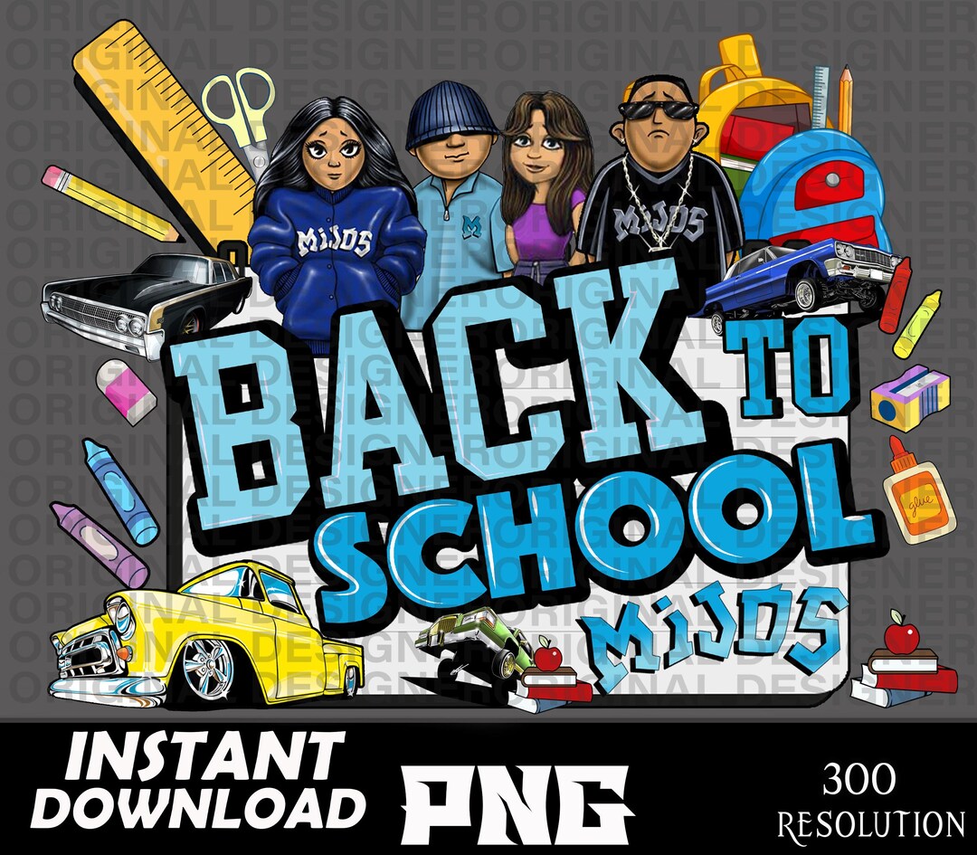Back to School Mijos, 90s Png, Old School Shirts, Cholo Shirts ...