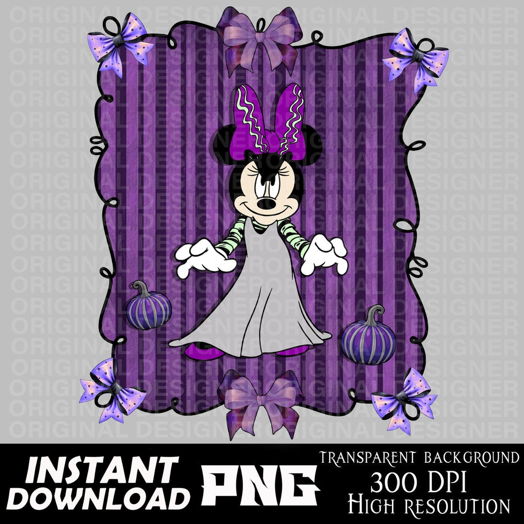 Minnie Mouse Halloween Png Download, Cute Halloween Png, Minnie ...