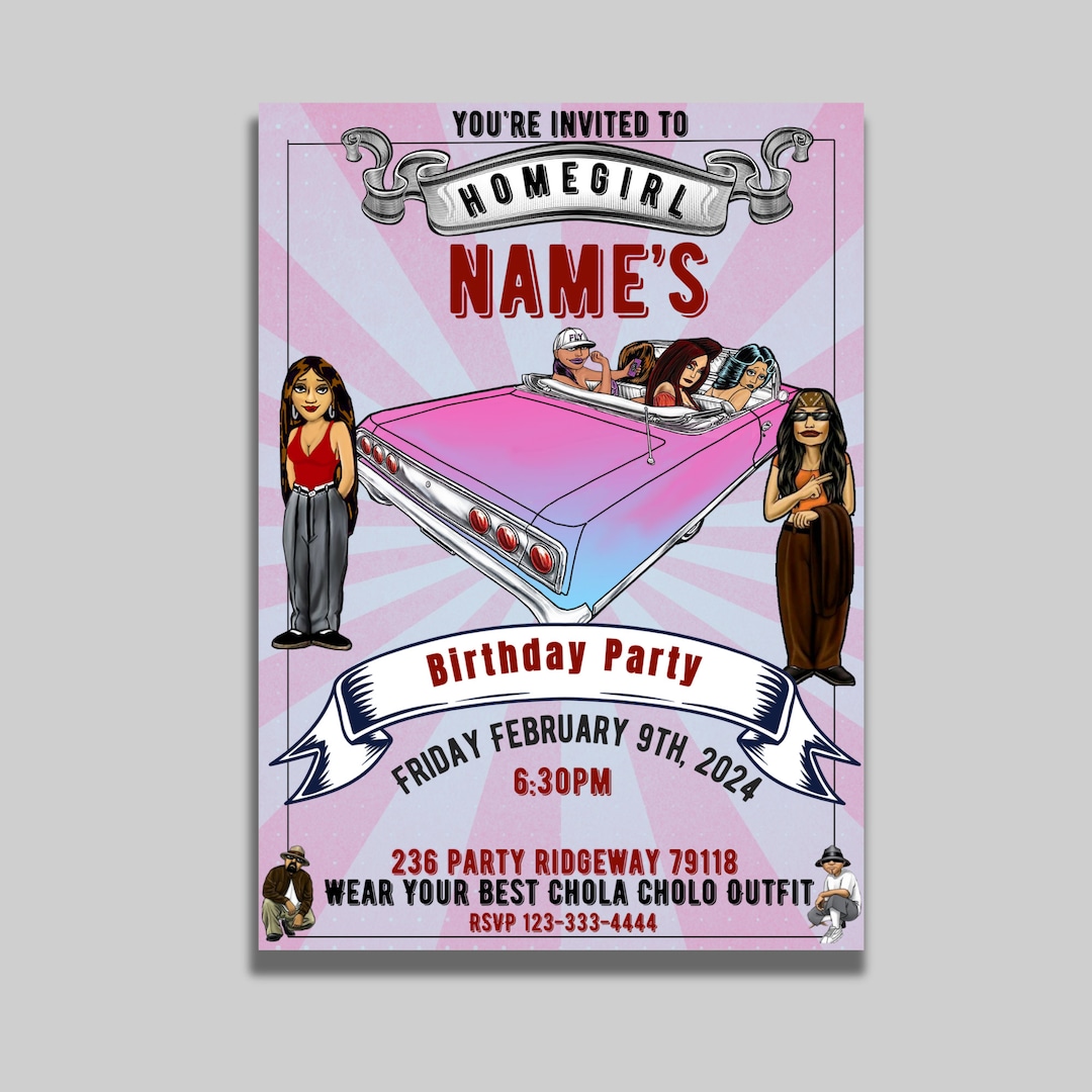 Lil Homies, Homies Birthday Invitation, Lil Homies Birthday Party Video ...
