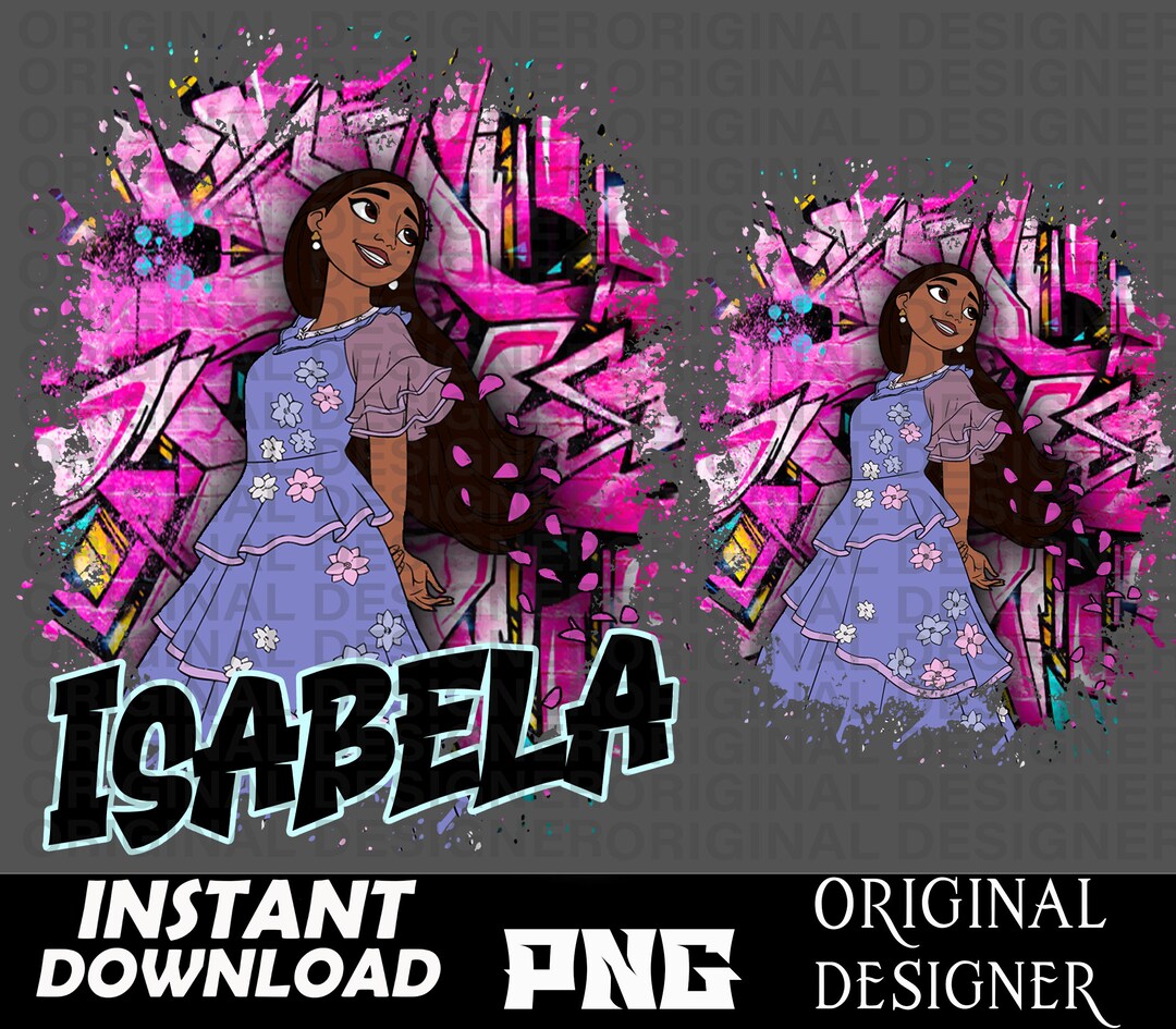 Encanto Isabela Sublimation Png Design, Encanto Shirt, Encanto ...