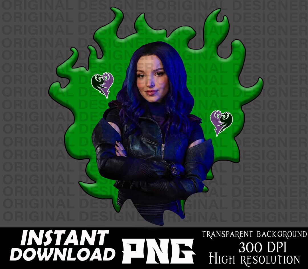 Descendants Mal, Descendants Png, Descendants Mal Sublimation, Cricut ...