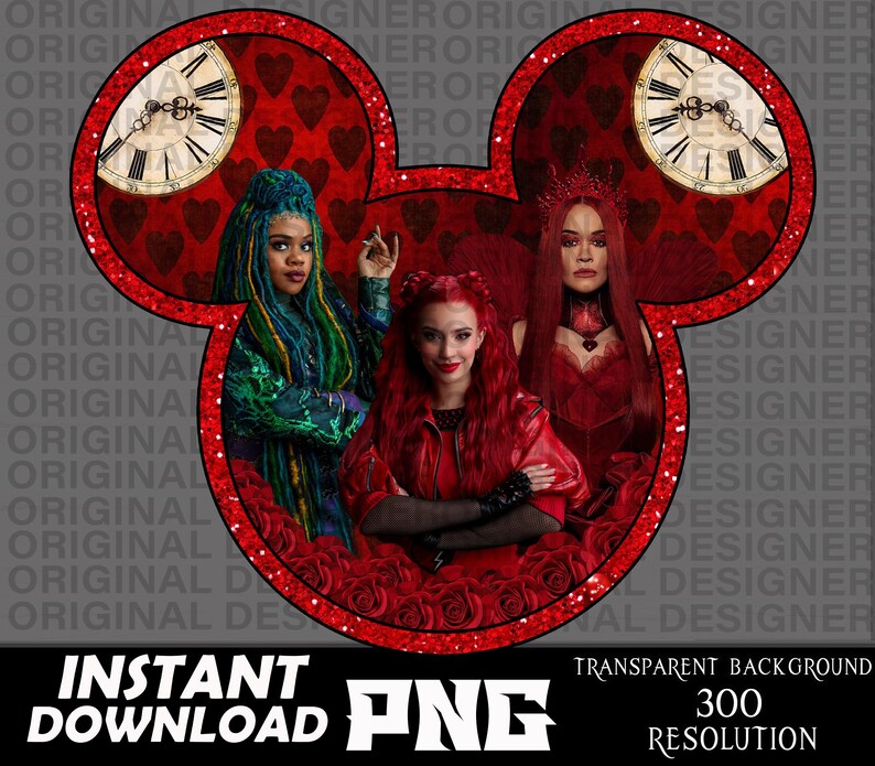 Descendants Red, Descendants Red Png, Rebel Heart Png, Descendants Red ...