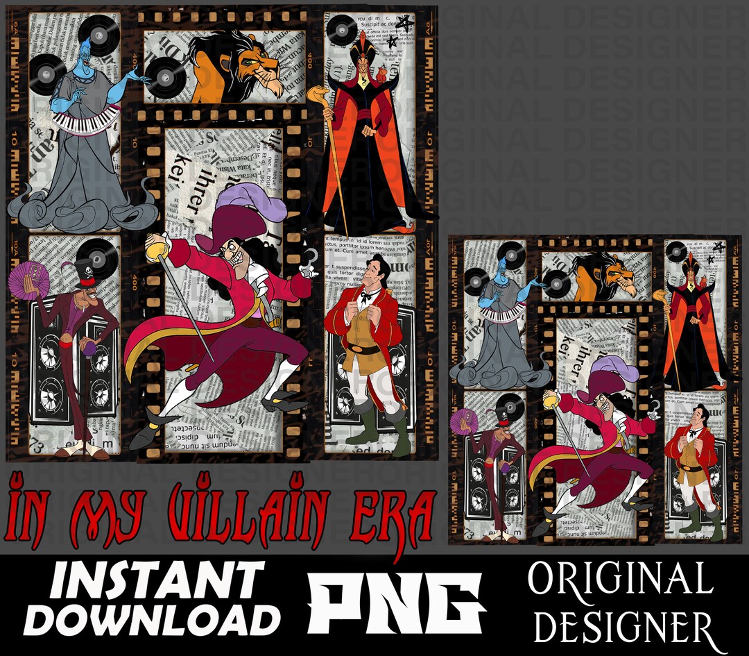 Villain, Villain Era Png, Gaston, Hades Png, Hook, Dr. Facilier, Jafar ...