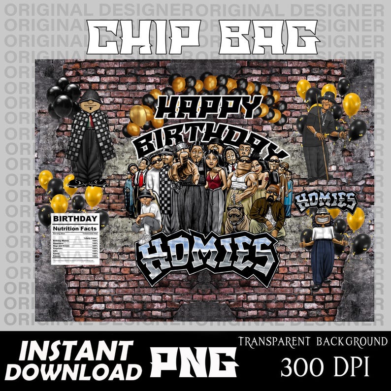Lil Homies Party Downloads Png, Homies Png, Lil Homies Birthday Party ...