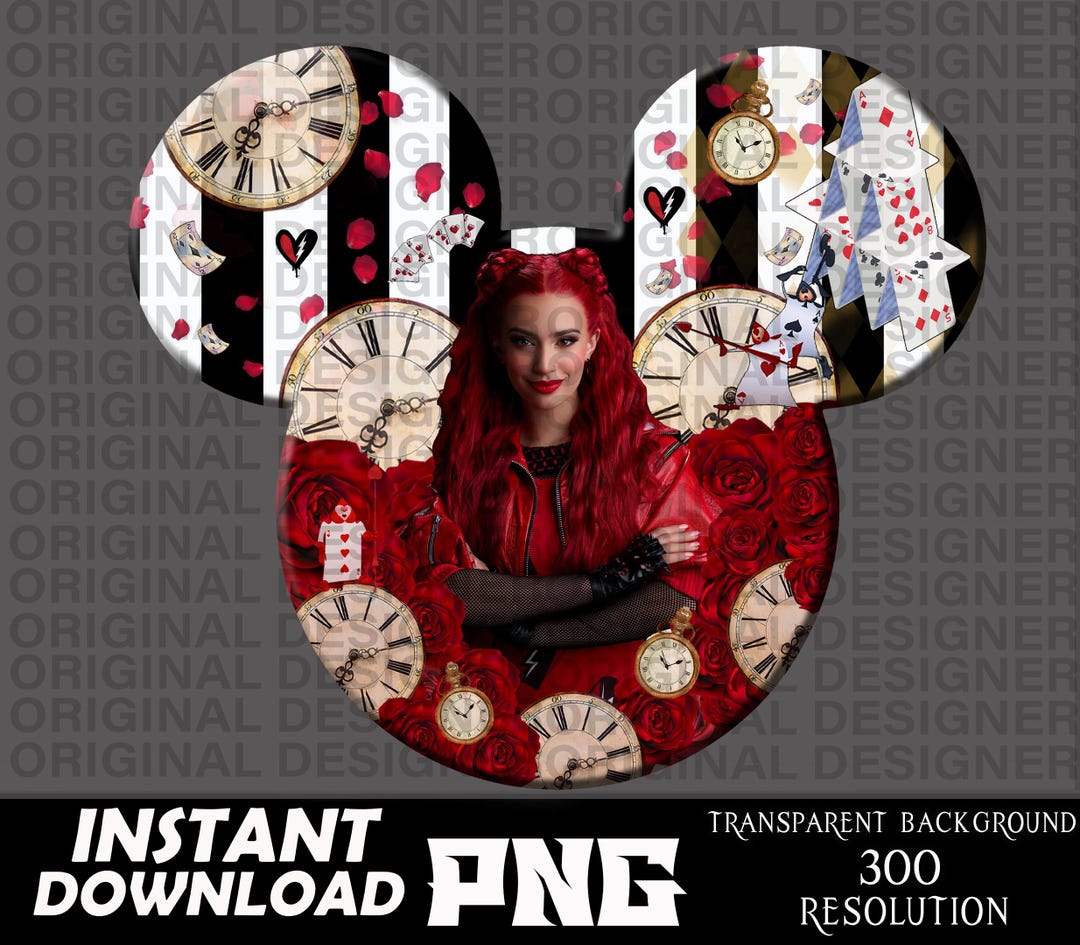 Descendants Red, Descendants Red Png, Rebel Heart Png, Descendants Red ...