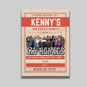 Lil Homies, Homies Birthday Invitation, Lil Homies Birthday Party Video ...