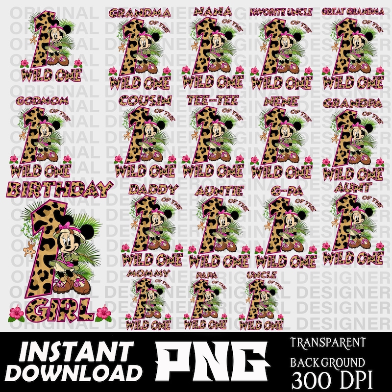 Minnie Safari Invitation - Etsy