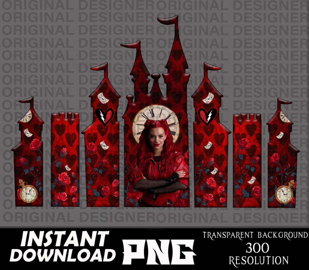 Descendants Red, Descendants Red Png, Rebel Heart Png, Descendants Red ...