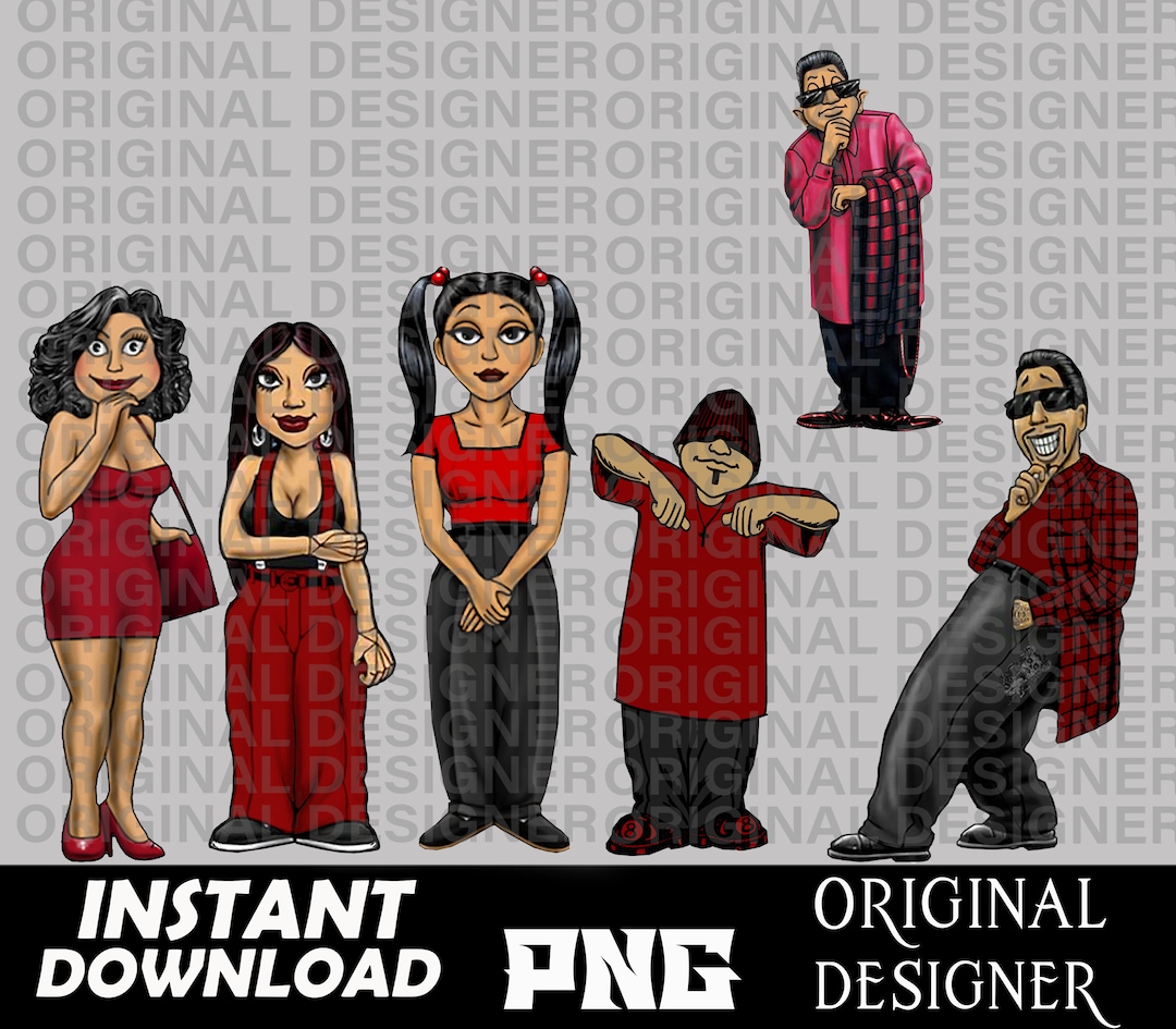 Lil Homies Bundle Png, Original Little Homies, Vato Locos, Cholo Png ...