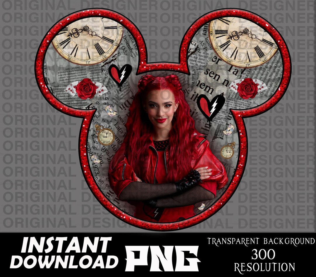 Descendants Rise of Red Png Digital Download, Descendants Red Png ...