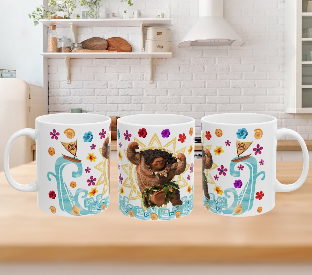 Moana, Moana 11oz Mug, Hei Hei Mug, Maui, Moana Gifts, Ocean Mug ...