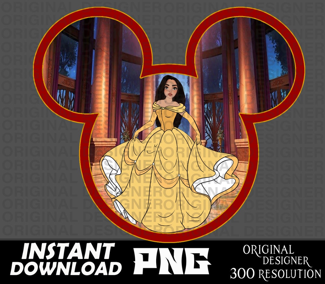 Hispanic Beauty and the Beast Png, Latina Belle, Princess Png, Princess ...