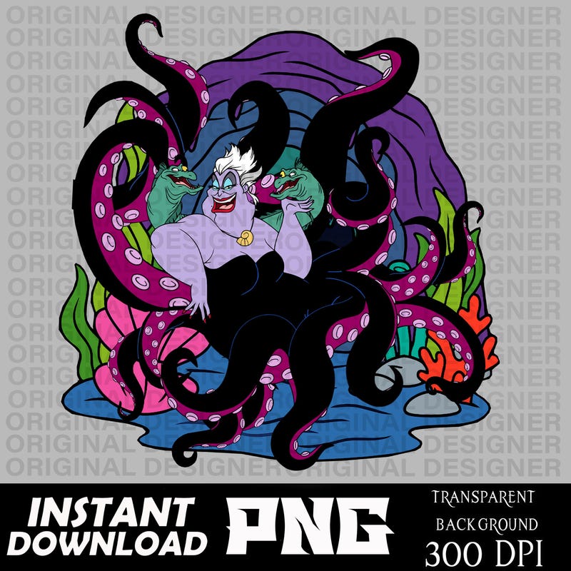 Ursula Digital Clipart - Etsy