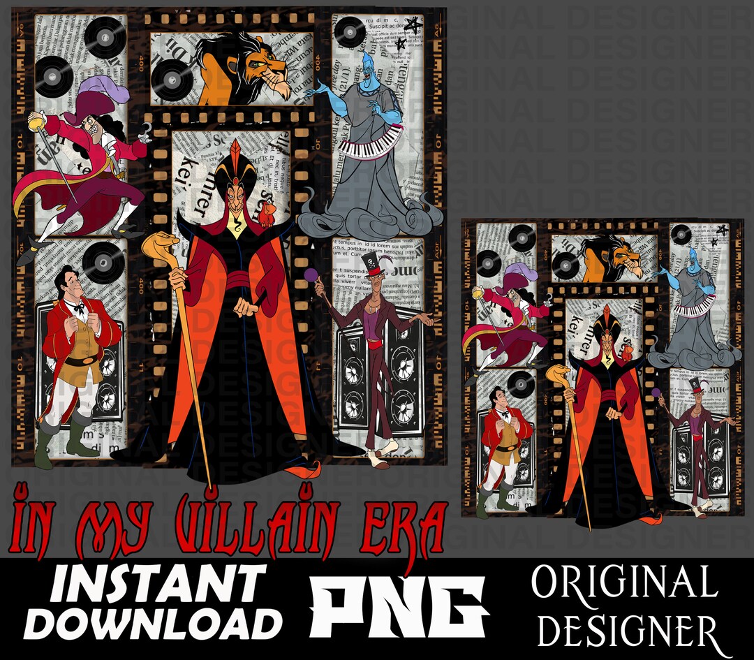 Villain, Villain Era Png, Gaston, Hades Png, Hook, Dr. Facilier, Jafar ...