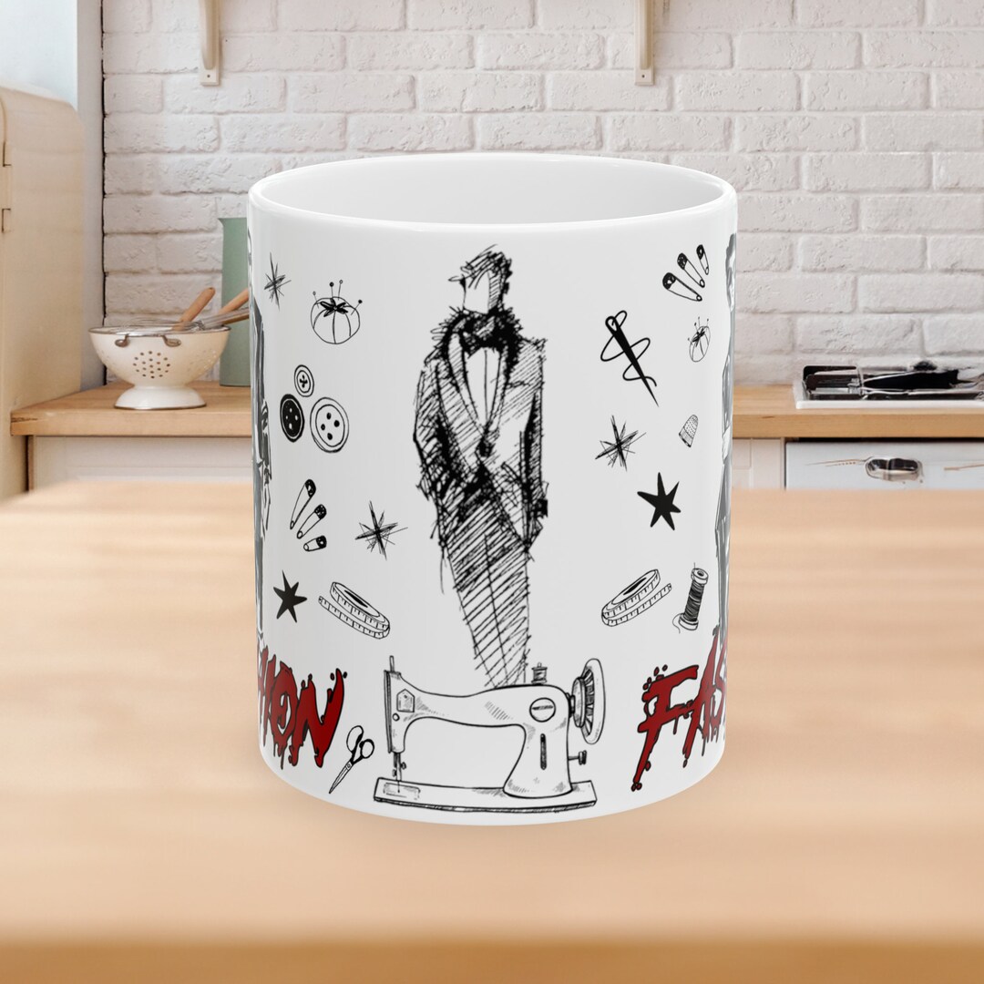 Fashion, Villain 11oz Mug, Punk Mug, Cruella Gift, Gothic Mug, Fashion ...