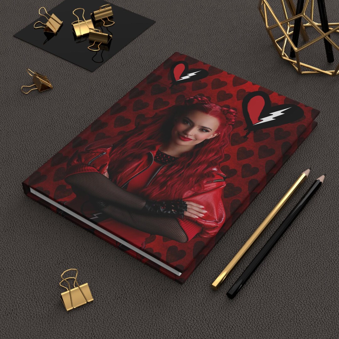 Descendants Red Notebook, Rise of Red Journal, Rock Notebook, Rebel ...