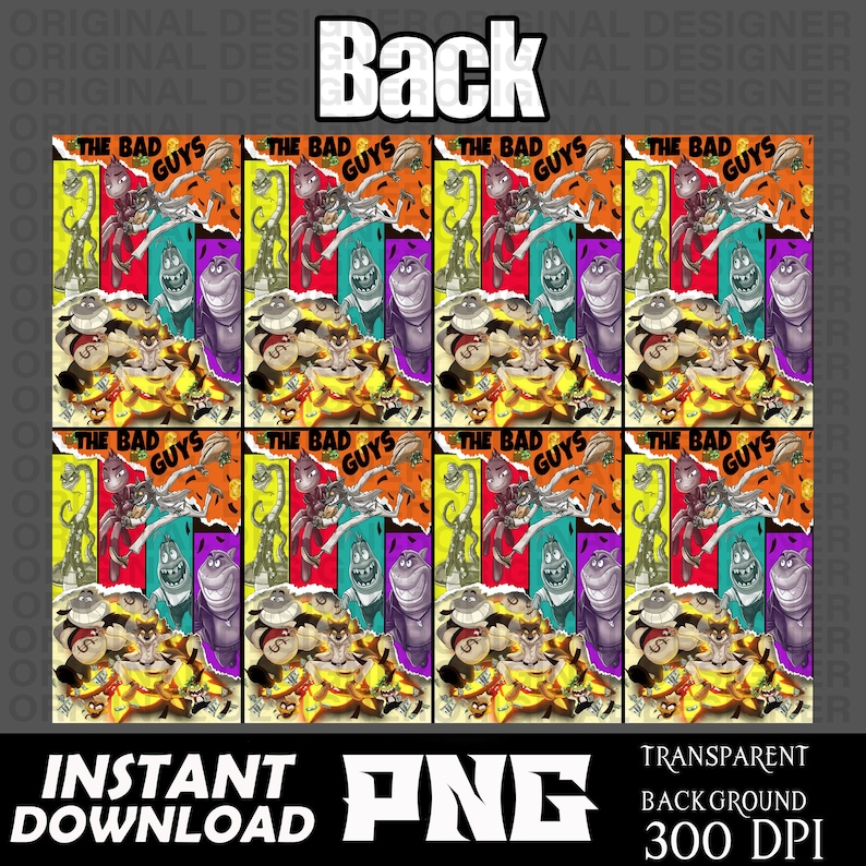 The Bad Guys Png Valentine, Mr. Wolf Png, the Bad Guys School Printable ...