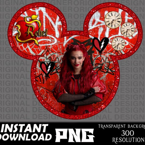 Descendants Rise of Red Svg - Etsy