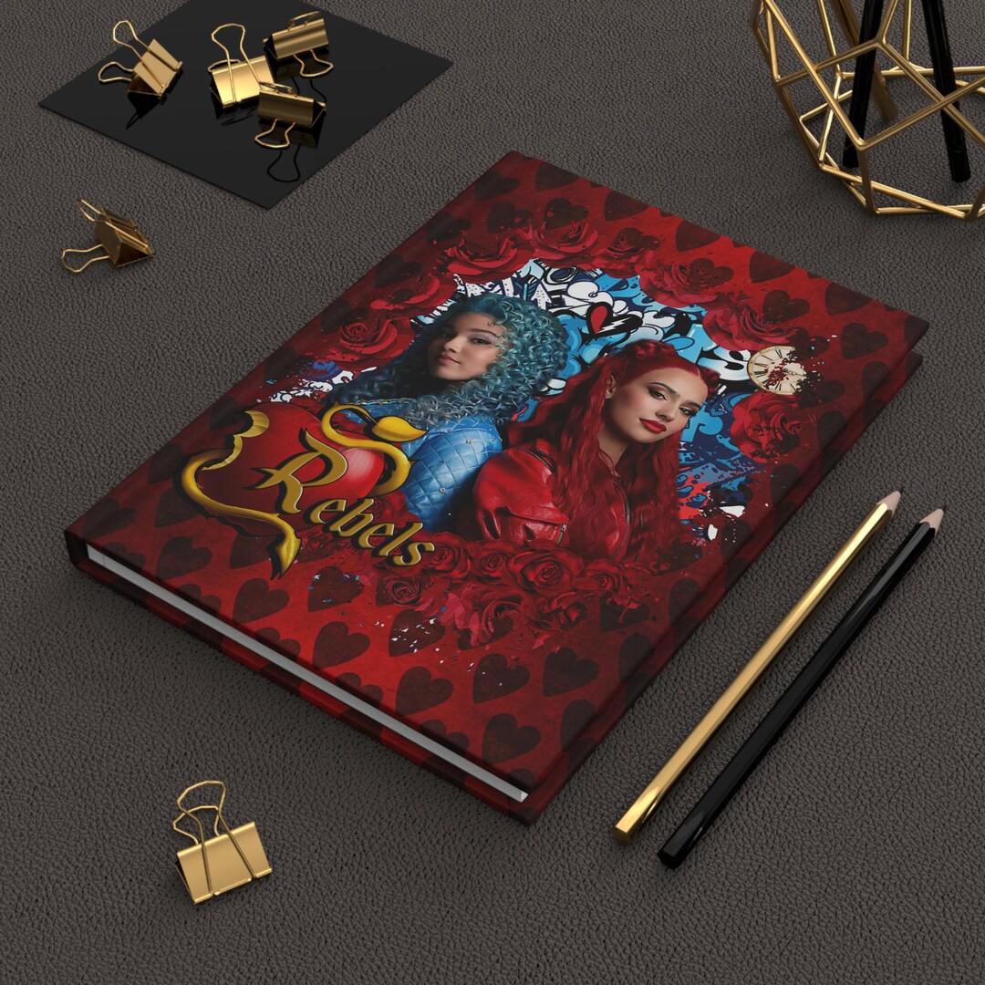 Descendants Red Notebook, Rise of Red Journal, Chloe Notebook, Rebel ...