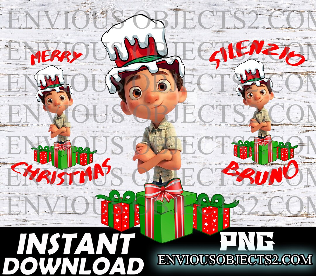 Christmas Png, Luca Png, Luca Christmas Cut Files, Luca, Cute Christmas ...